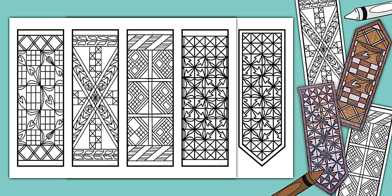 Siapo Pattern Bookmarks (teacher made) - Twinkl