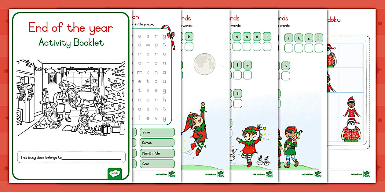 Grade 3 Busy Books - End of Year Projects (teacher made)