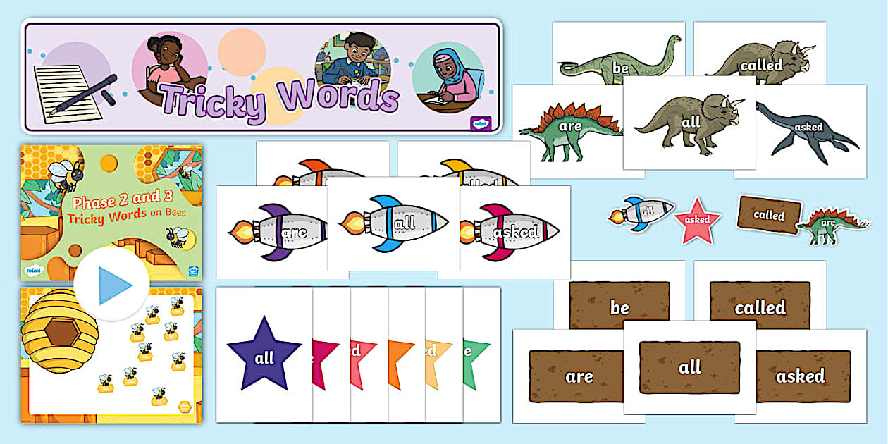 Tricky Words Resource Pack (teacher made) - Twinkl