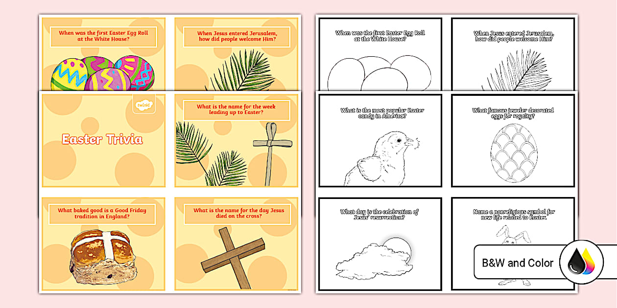 Easter Trivia for Older Children (teacher made) - Twinkl