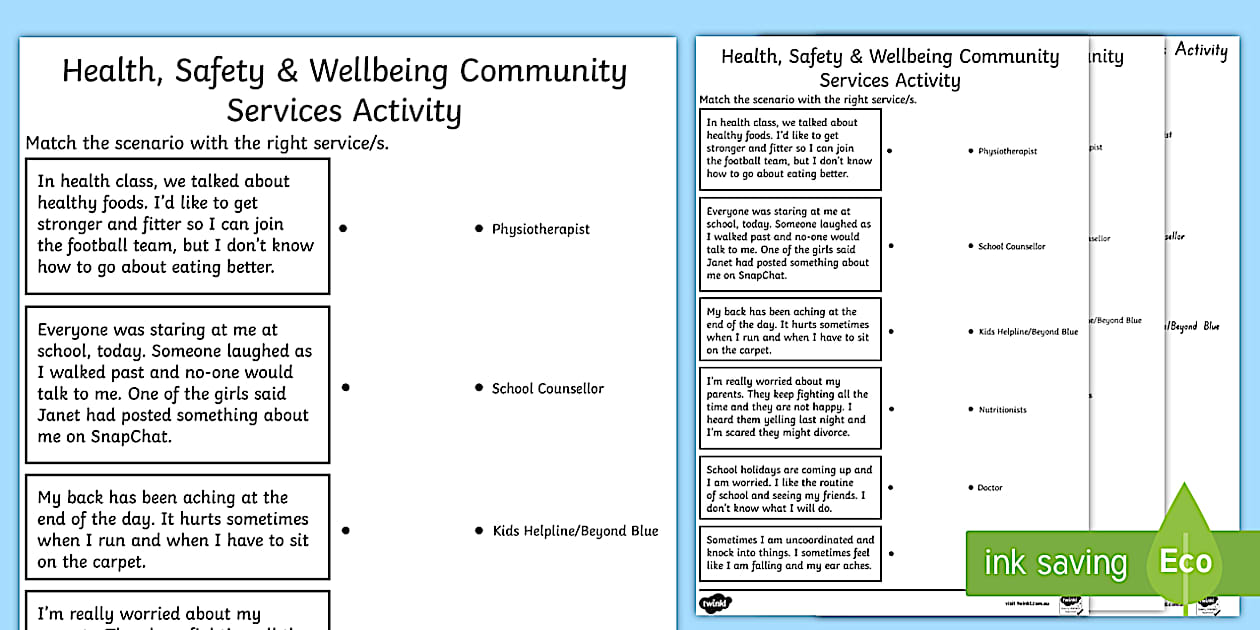QLD Health, Safety and Wellbeing Community Services Activity