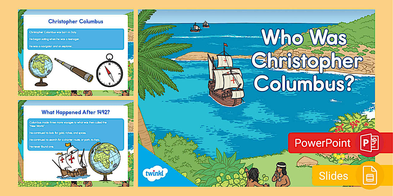 Christopher Columbus PowerPoint for Kids | Twinkl USA