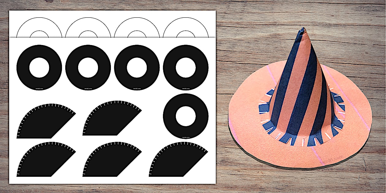 Halloween Tiny Witch Hat Craft | Twinkl Party (teacher made)