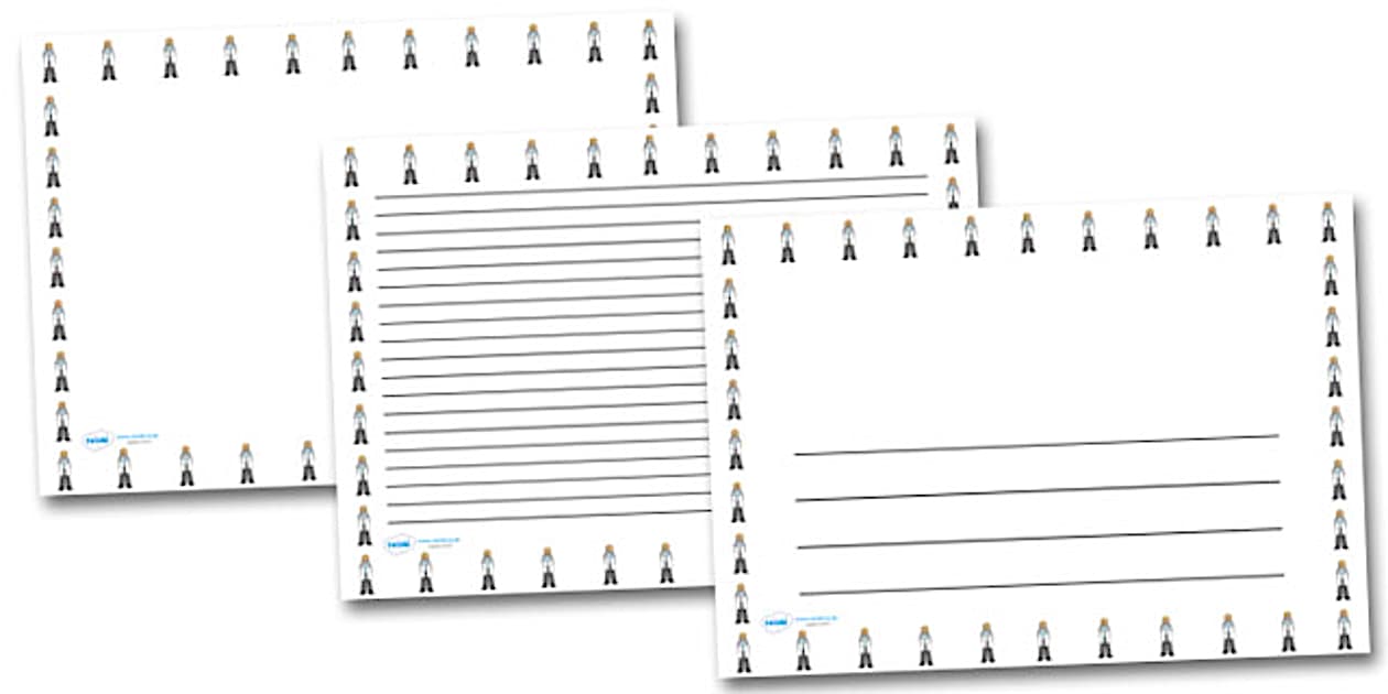 Female Doctor Landscape Page Borders- Landscape Page Borders