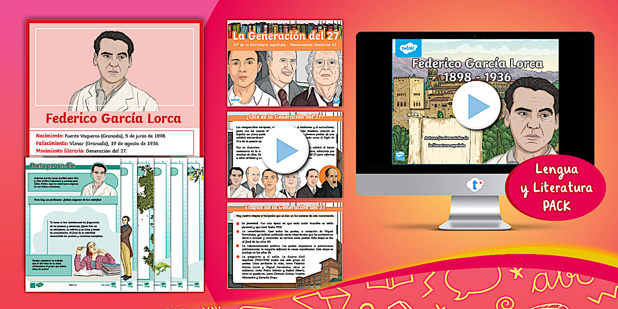 Pack de recursos: Federico García Lorca - Twinkl