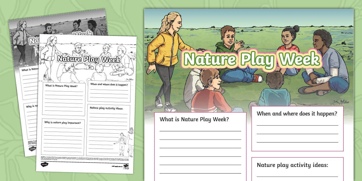 Nature Play Week Fact File Template (l'enseignant a fait)