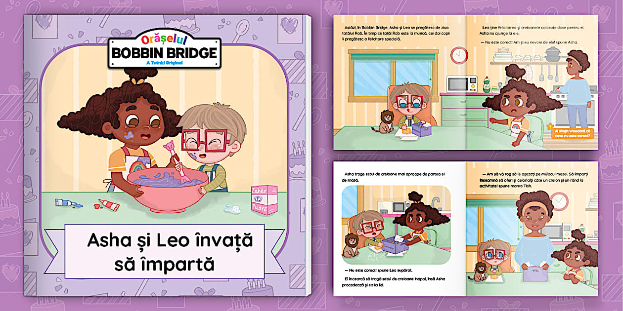 Asha și Leo învață să împartă – eBook
