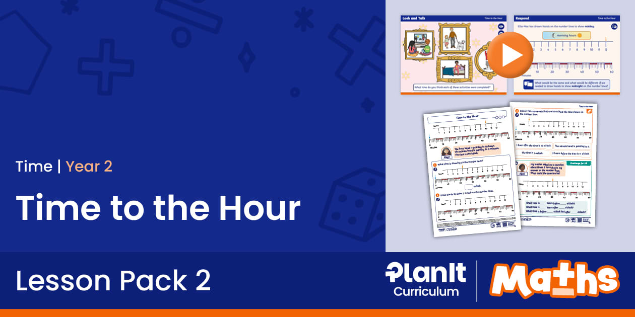 👉 Year 2 Time to the Hour Teaching Pack