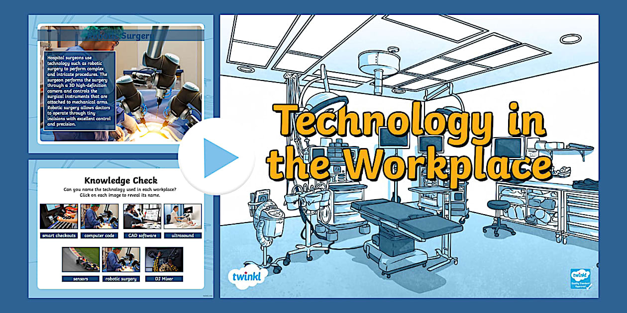 KS2 Technology in the Workplace PowerPoint - Computing