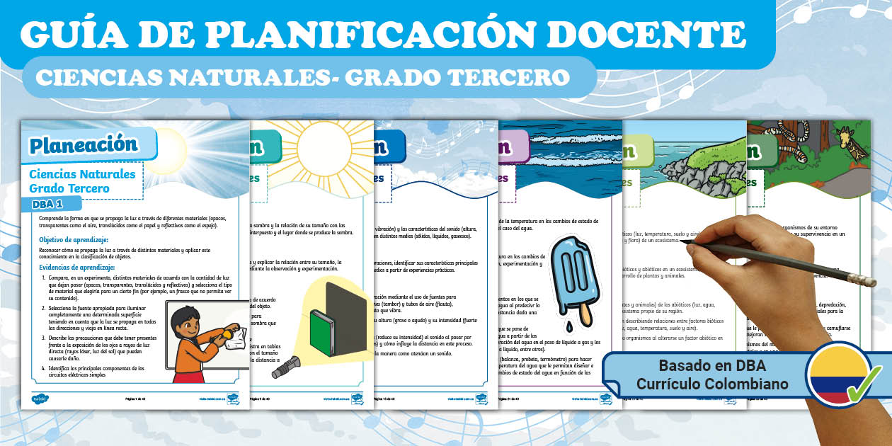 Guía Planeación Didáctica Ciencias Naturales 3°- Colombia