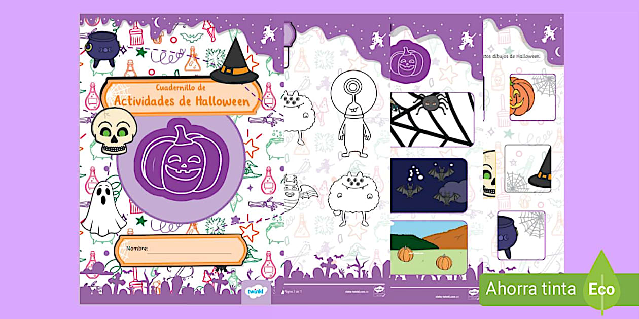 Cuadernillo de Halloween - Preescolar - Twinkl Colombia