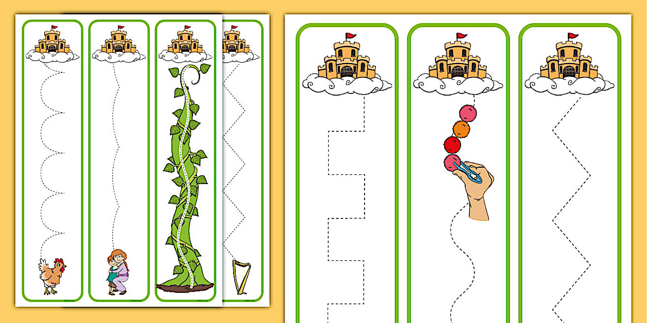 Jack and the Beanstalk Fine Motor Skills Cards | Twinkl