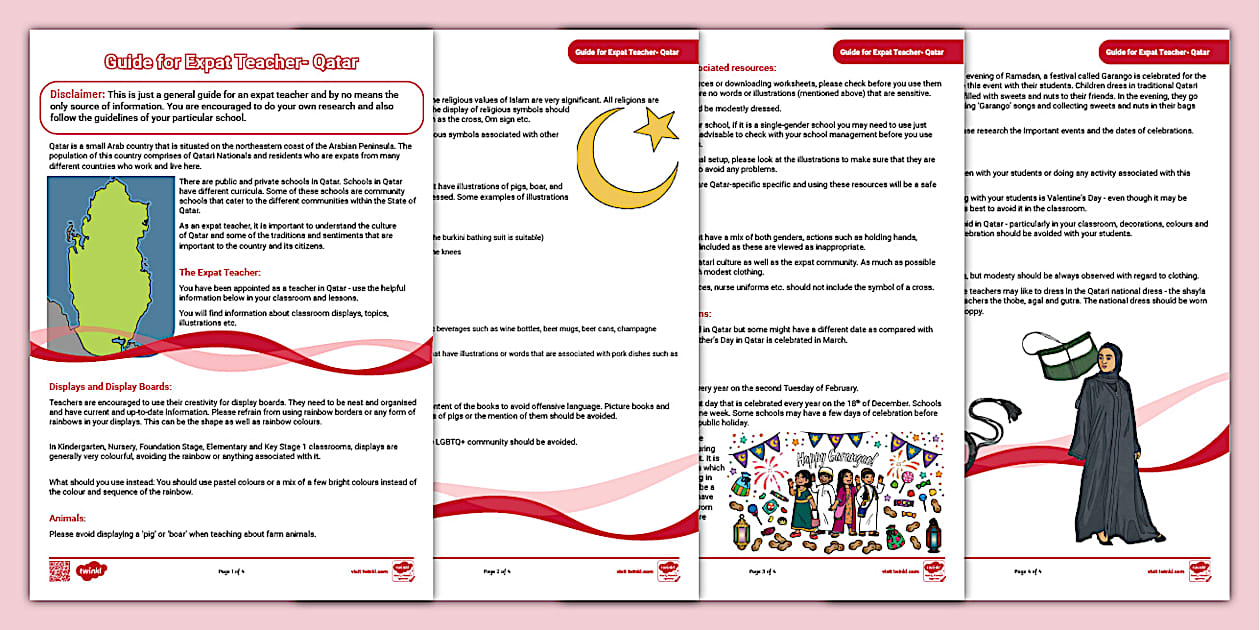 Guide for Expat Teachers - Qatar (Teacher-Made) - Twinkl