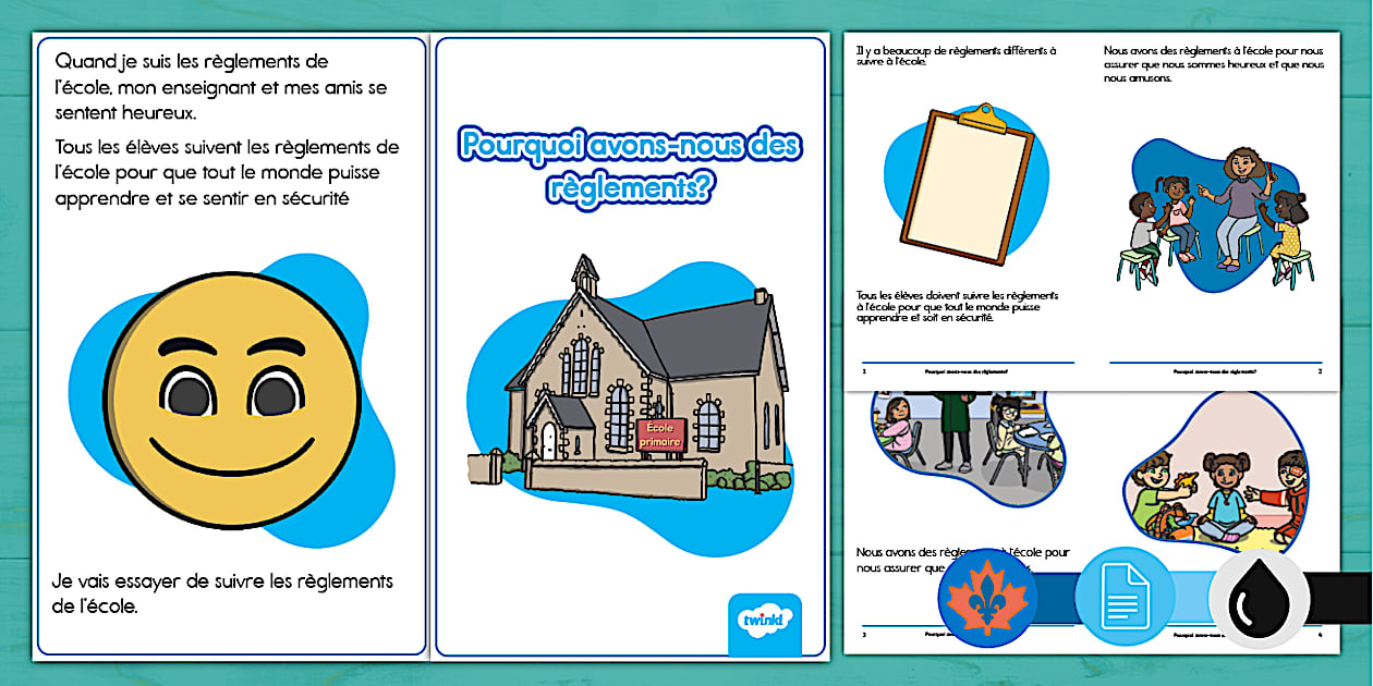 Why Do We Have Rules? Social Situation French (teacher made)