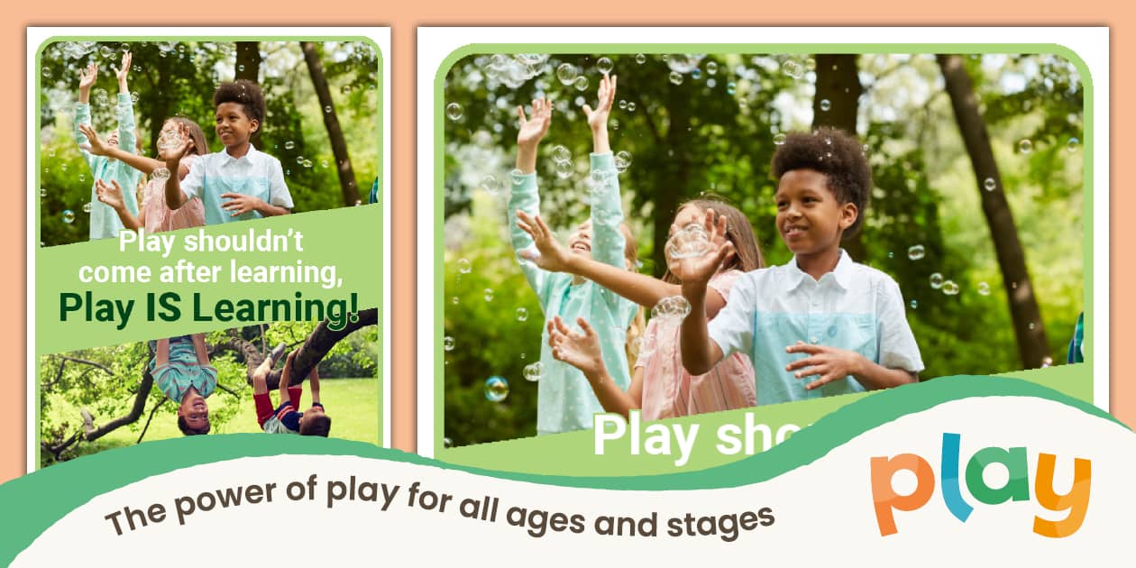 Play IS Learning Display Poster