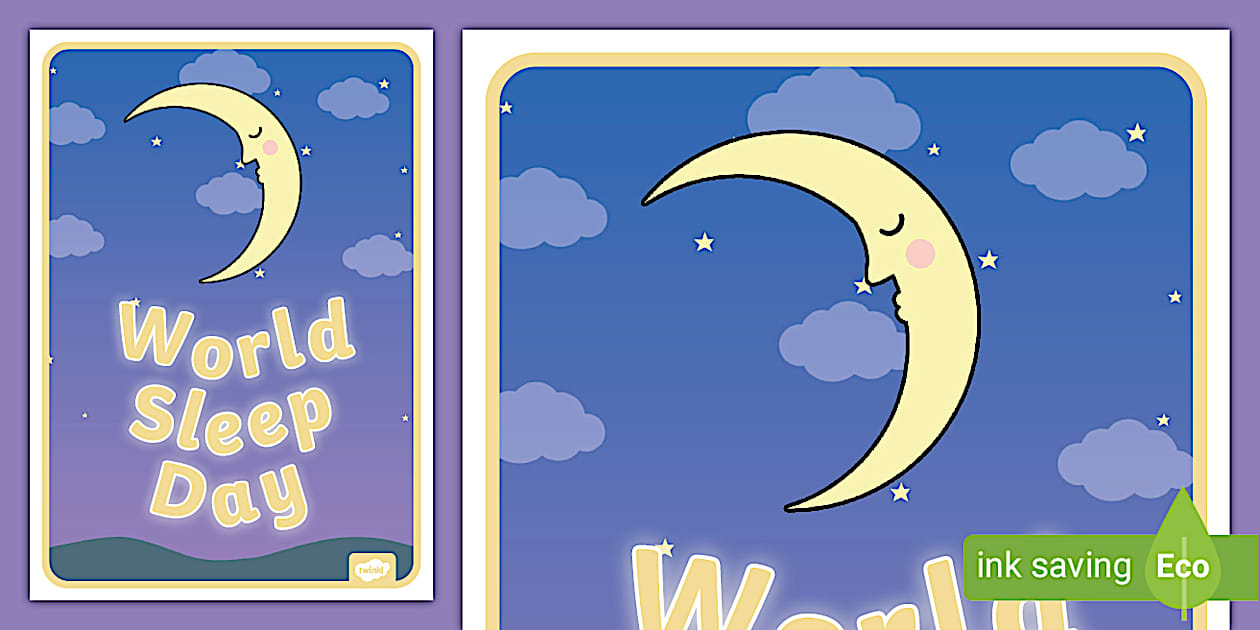 World Sleep Day Display Poster (teacher made) - Twinkl