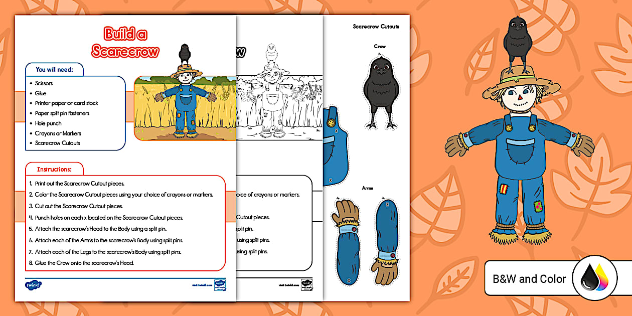 Build a Scarecrow Craft