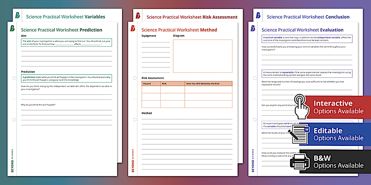 Science Practical Investigations Bundle | KS3/KS4 | Beyond