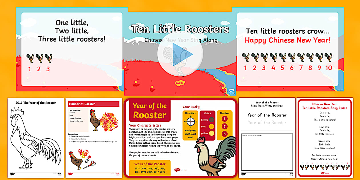 Chinese New Year Year of the Rooster Resource Pack - Chinese New Year