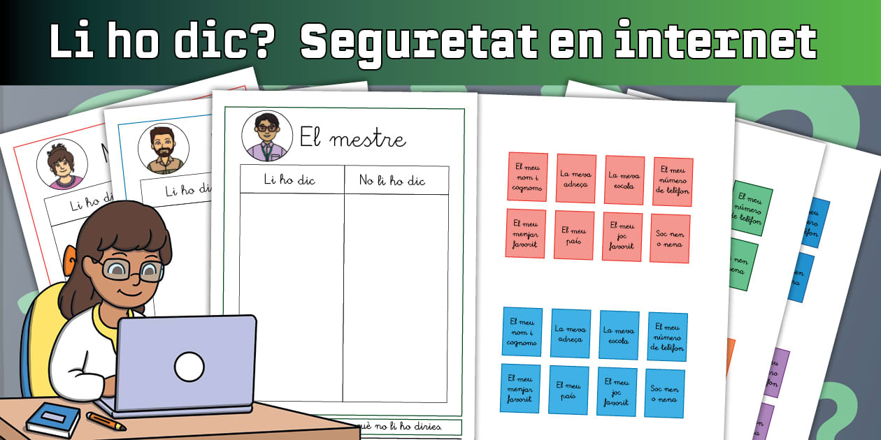 Joc: Li ho dic? - Seguretat en internet - Català