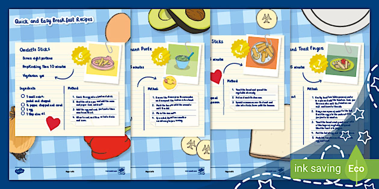 Quick and Easy Breakfast Recipes | Family Meals - Twinkl