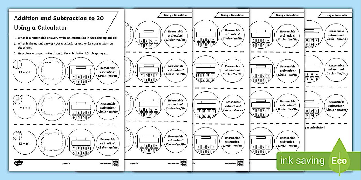Addition and Subtraction to 20 | Twinkl Resources - Twinkl