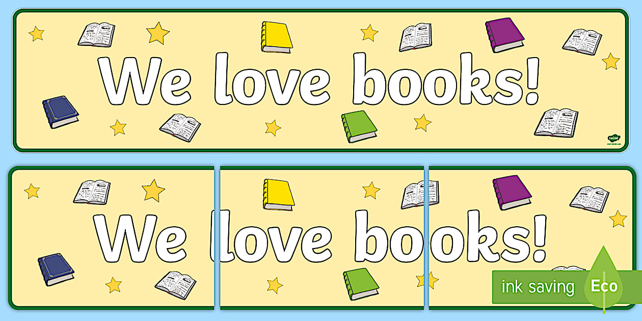 👉 We Love Books Storytelling Week Display Banner - Twinkl