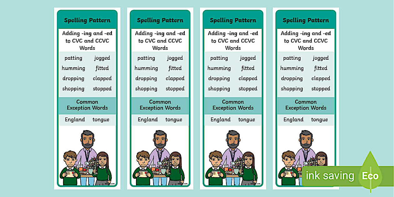 Adding ing and ed Bookmarks - Primary Resources - Twinkl