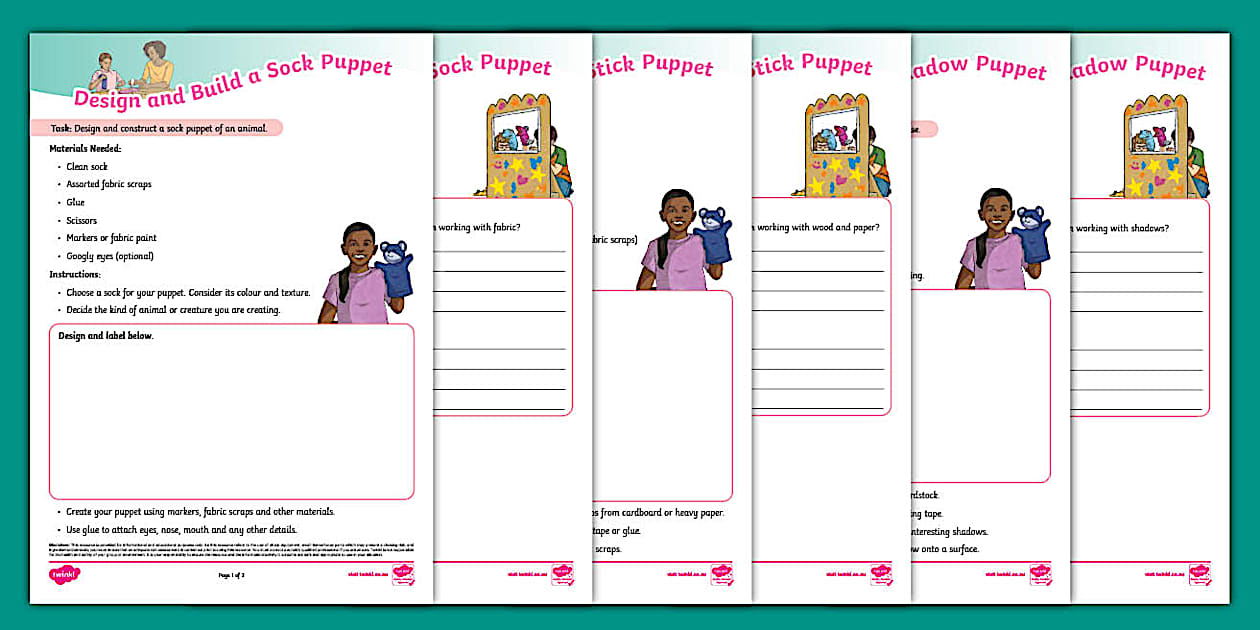 Puppet Making – 5 STEM Activities (teacher made) - Twinkl