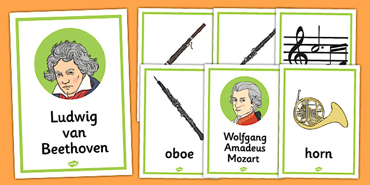 Editable Classical Period Music Display Posters - Twinkl