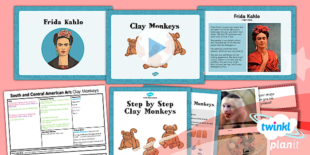 Art: South and Central American Art: Clay Monkeys UKS2 Lesson Pack 1