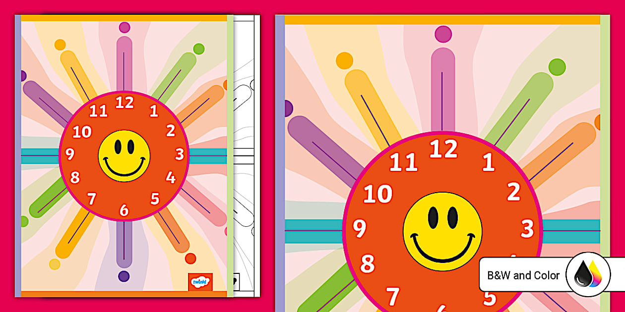 Partner Up Clock Buddy Poster for 6th-8th Grade - Twinkl