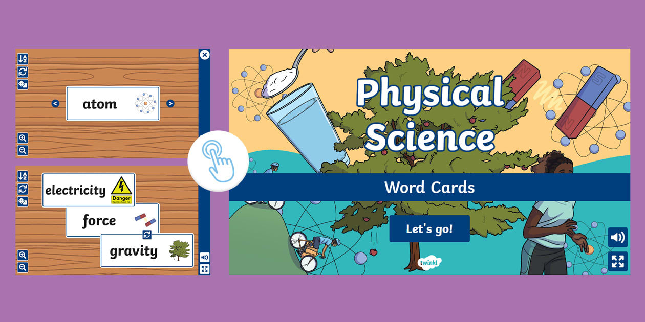 Tier 3 Physical Science Vocabulary Interactive Word Cards