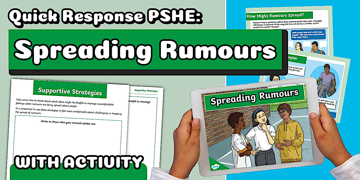 Quick Response PSHE: Spreading Rumours