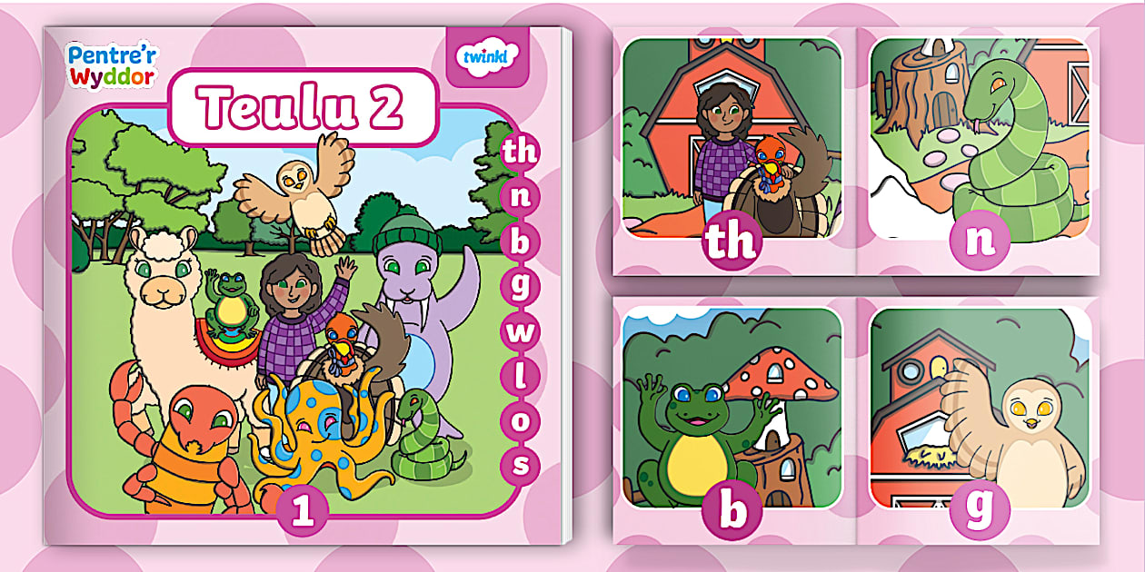 Pentre'r Wyddor: Teulu 2 eLyfr 1 (l'insegnante ha fatto)