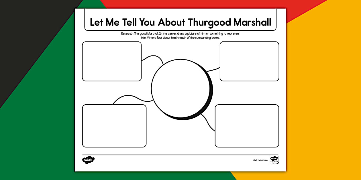 Let Me Tell You About Thurgood Marshall for K-2nd Grade