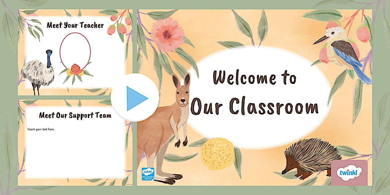 Parent Information Night Editable PowerPoint Home Among the Gumtrees