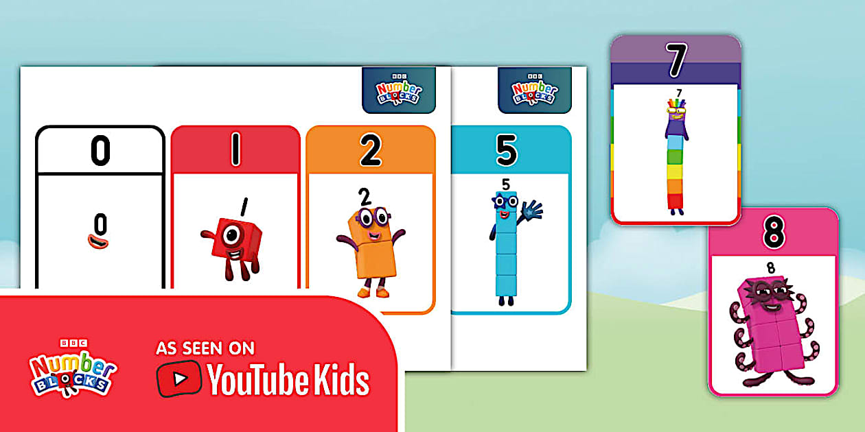 Numberblocks: 0 - 10 Number Cards | Block Counting Resource