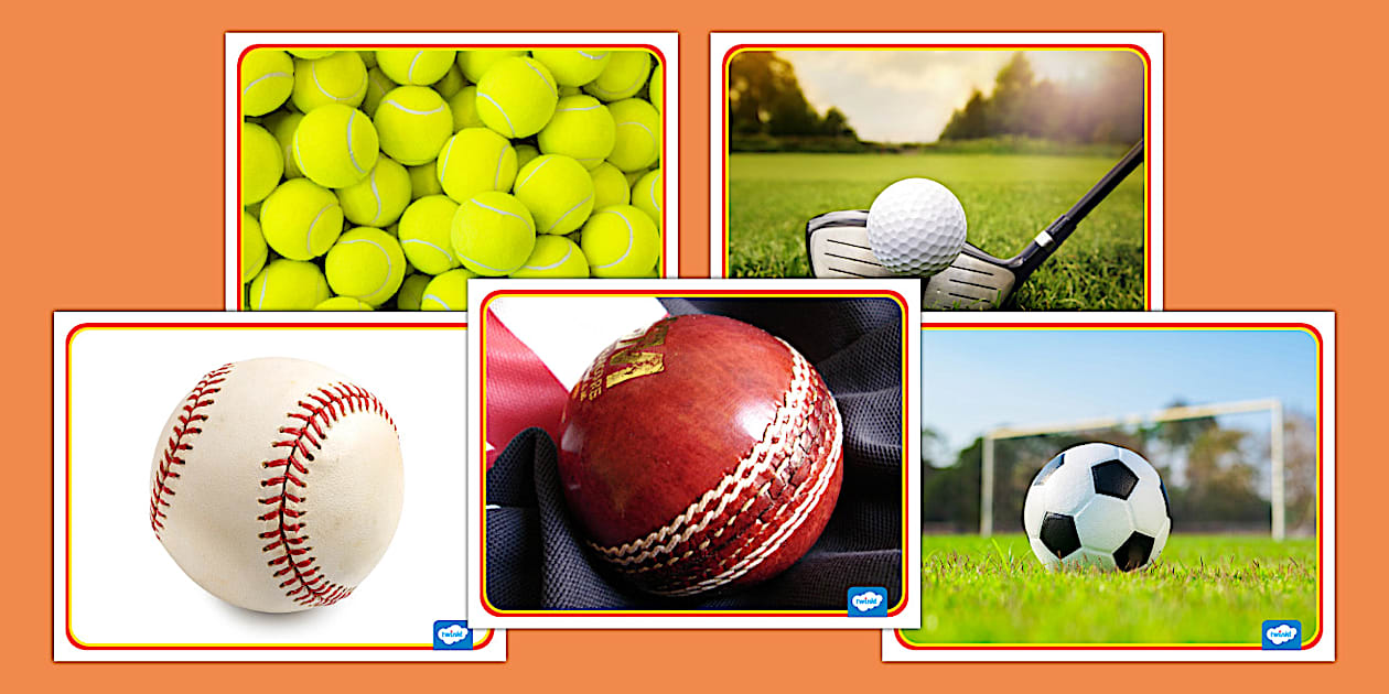 Types of Sports Balls Photos Resource | Twinkl USA - Twinkl