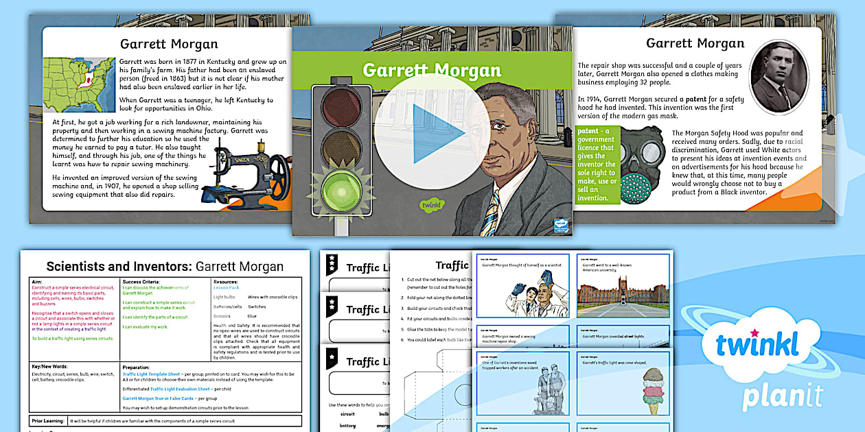 Scientists & Inventors | Garrett Morgan Activities - Lesson