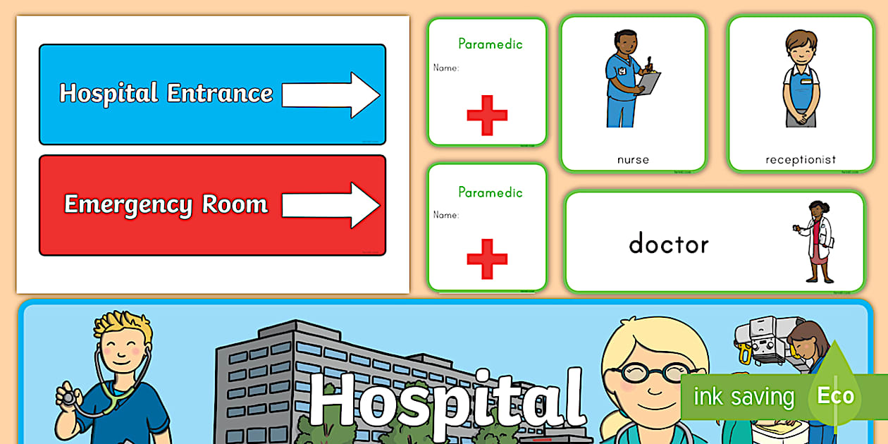Hospital Dramatic Play Pack (teacher made) - Twinkl