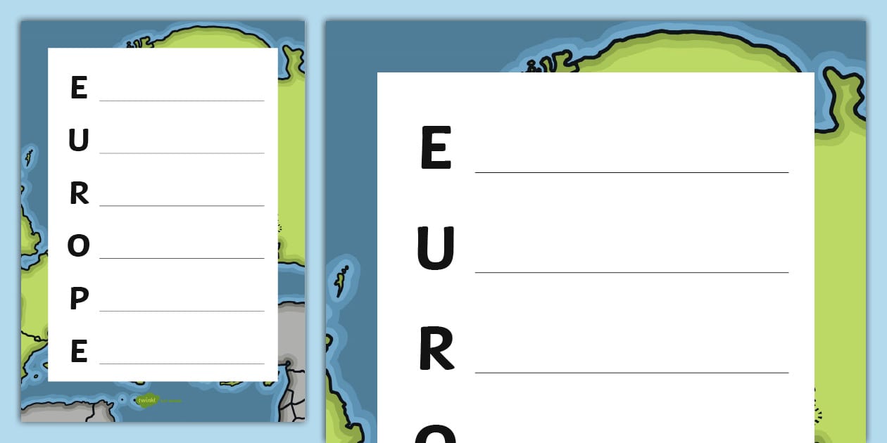 Saying Hello in Europe Word Search