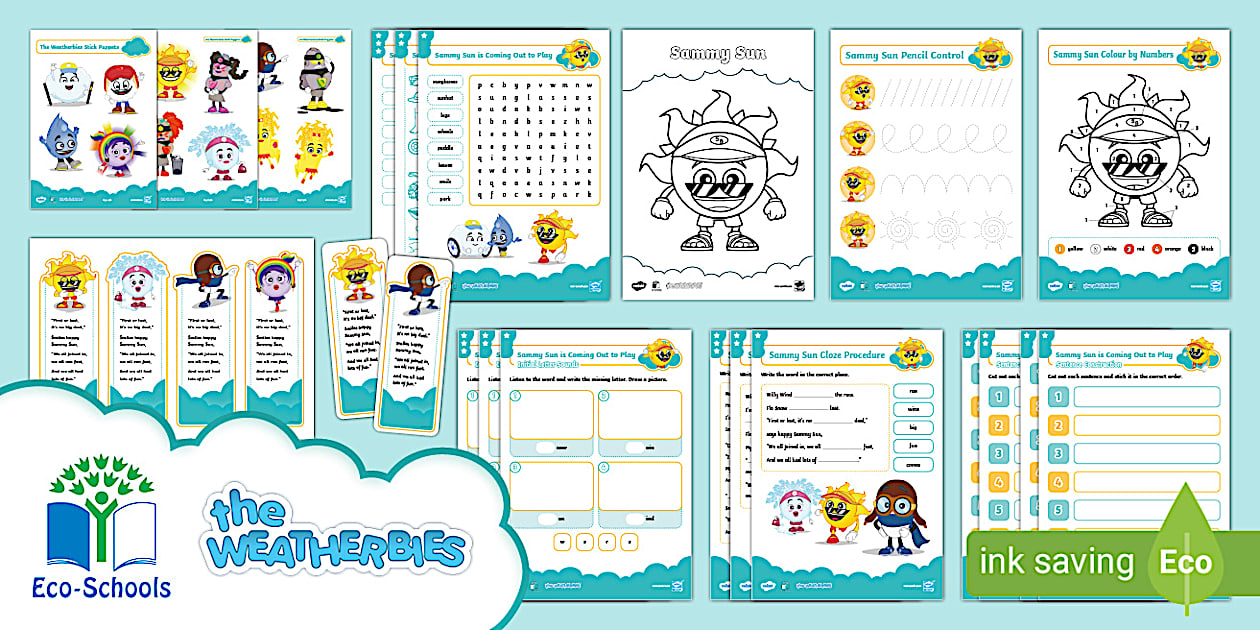 Weatherbies Sammy Sun is Coming Out to Play Activity Pack