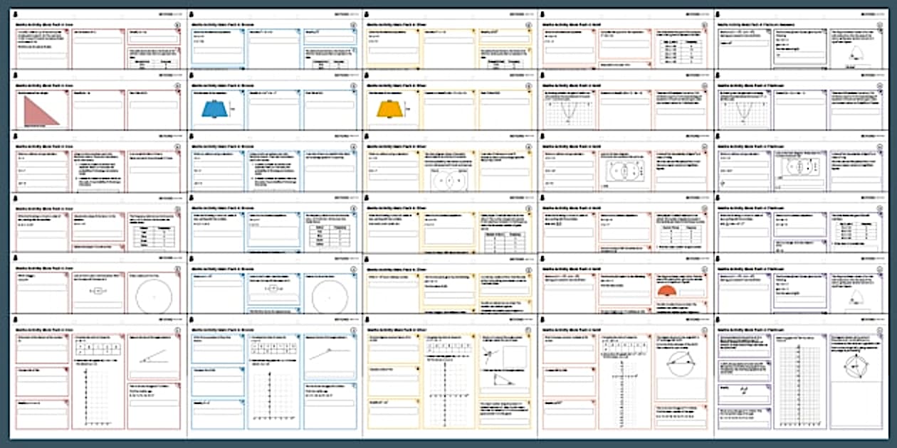 Maths Activity Mats Pack 4 | KS3 Maths | Beyond Secondary