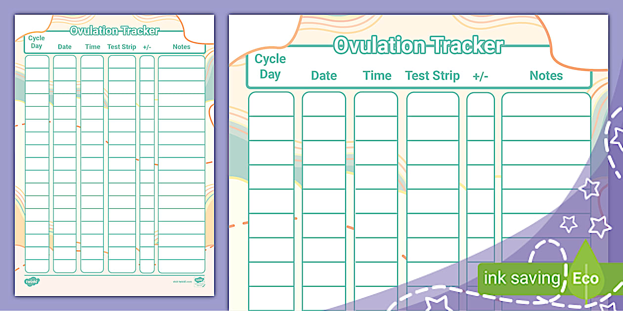 Ovulation Tracker (teacher made) - Twinkl