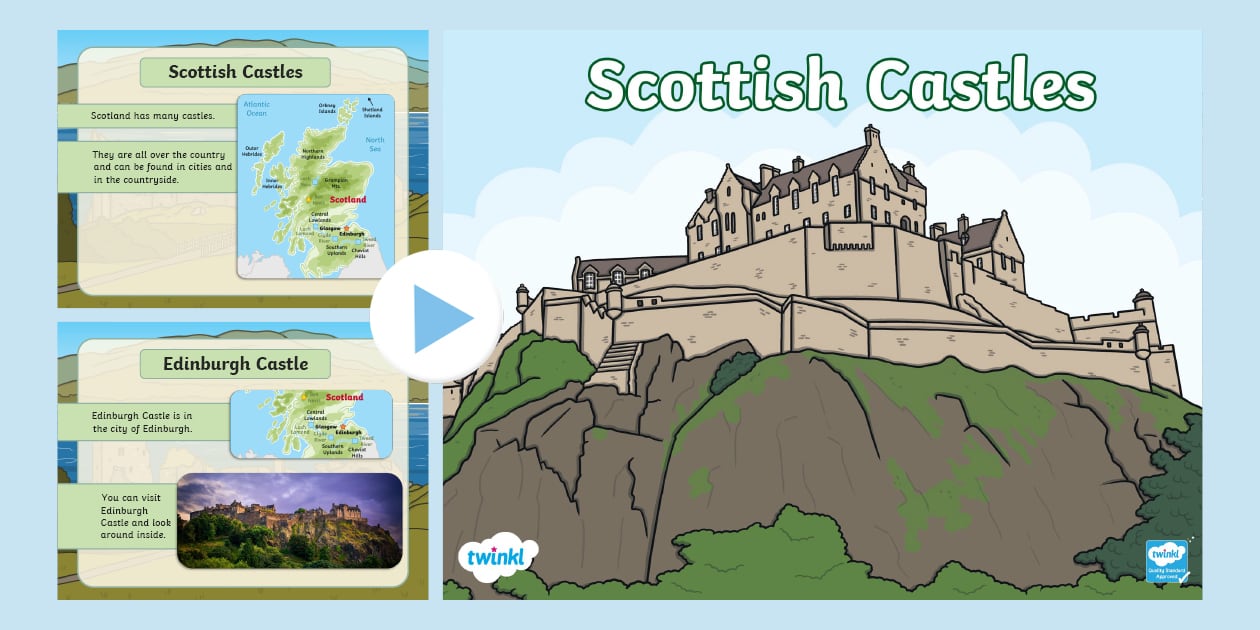 Scottish Castles PowerPoint (teacher made) - Twinkl