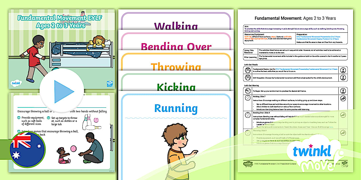 Fundamental Movement Resource Pack 2 to 3 Years - Twinkl