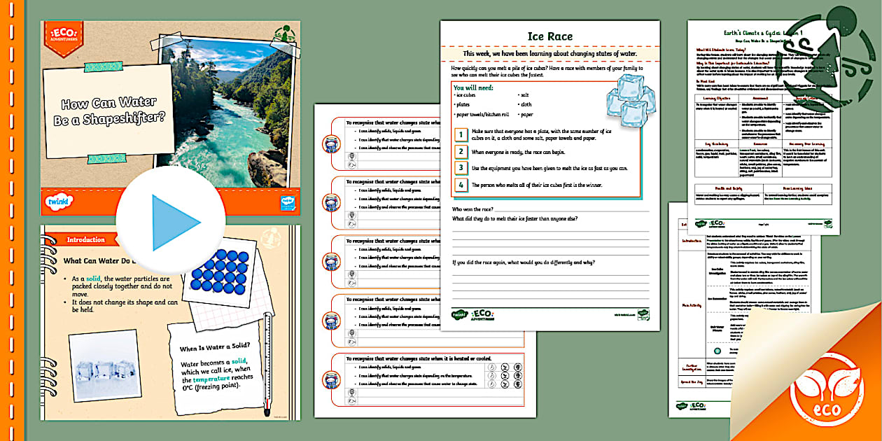 Eco Adventurers How Can Water Be a Shapeshifter?: CfW Lesson Pack 1(PS2)