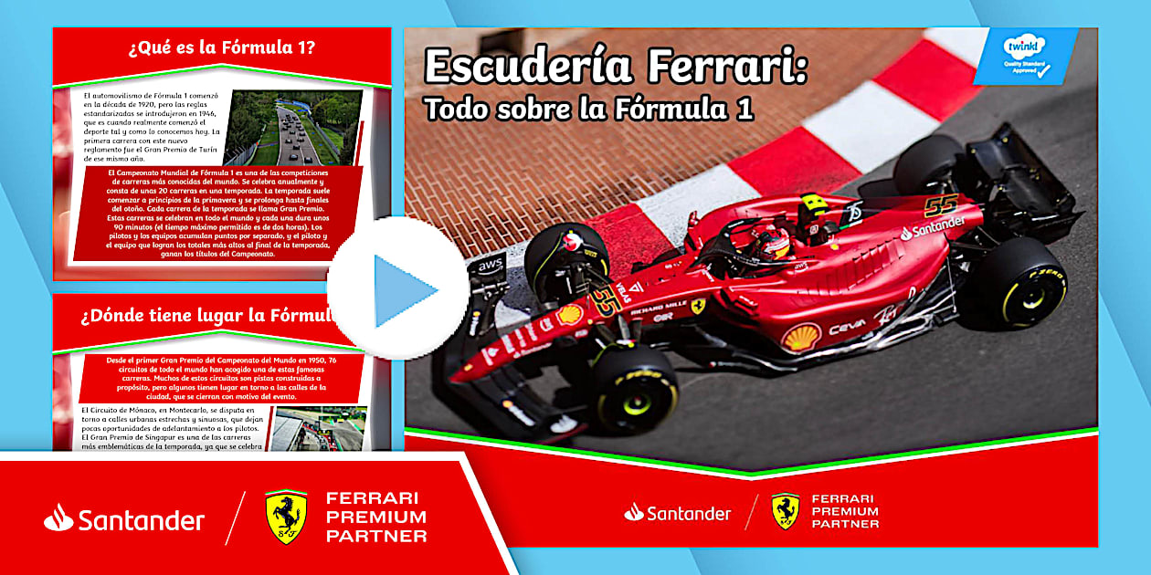 FREE! - Escudería Ferrari - Presentación: Todo sobre la Fórmula 1