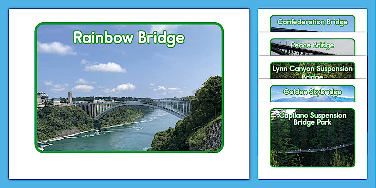 Canadian Bridges Display Photos (teacher made) - Twinkl